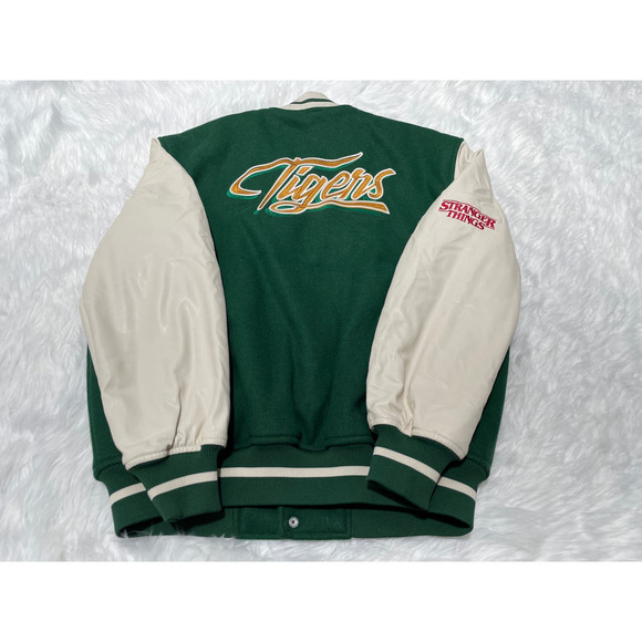 H&M | Jackets & Coats | Hm X Stranger Things Letterman Varsity Baseball ...